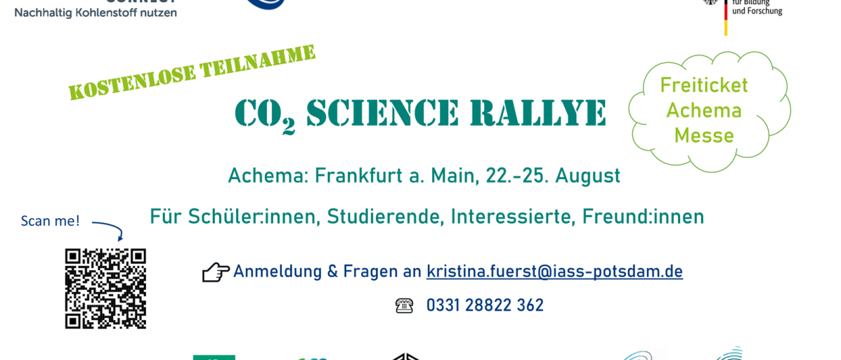 CO2 Science Rallye bei der ACHEMA | Forschungsinstitut für Nachhaltigkeit