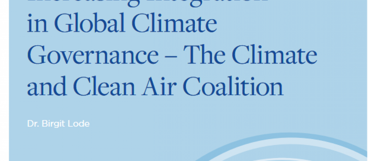 Increasing Integration in Global Climate Governance - The Climate and ...